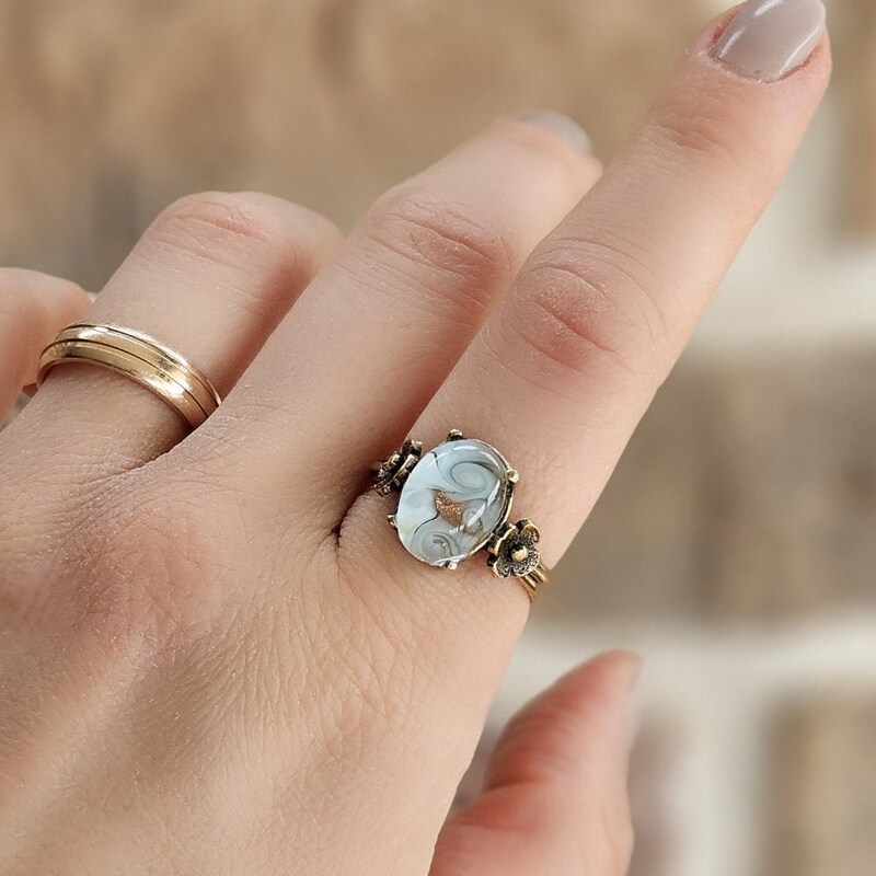 Handmade Glass Ring - Etsy
