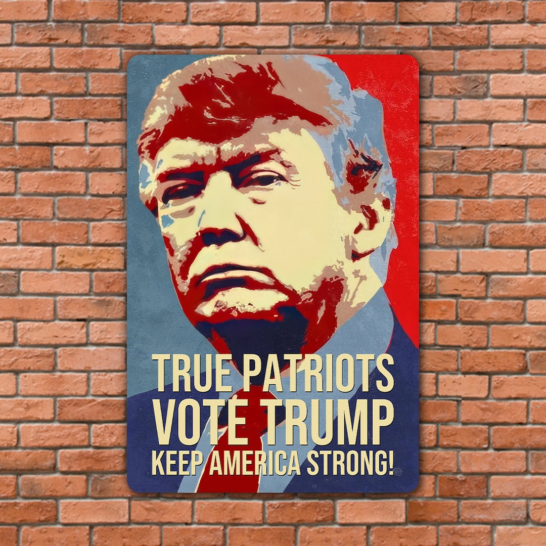 Trump 2024 Sign for Indoor/outdoor 12x18 Inches Large Metal Tin Sign ...