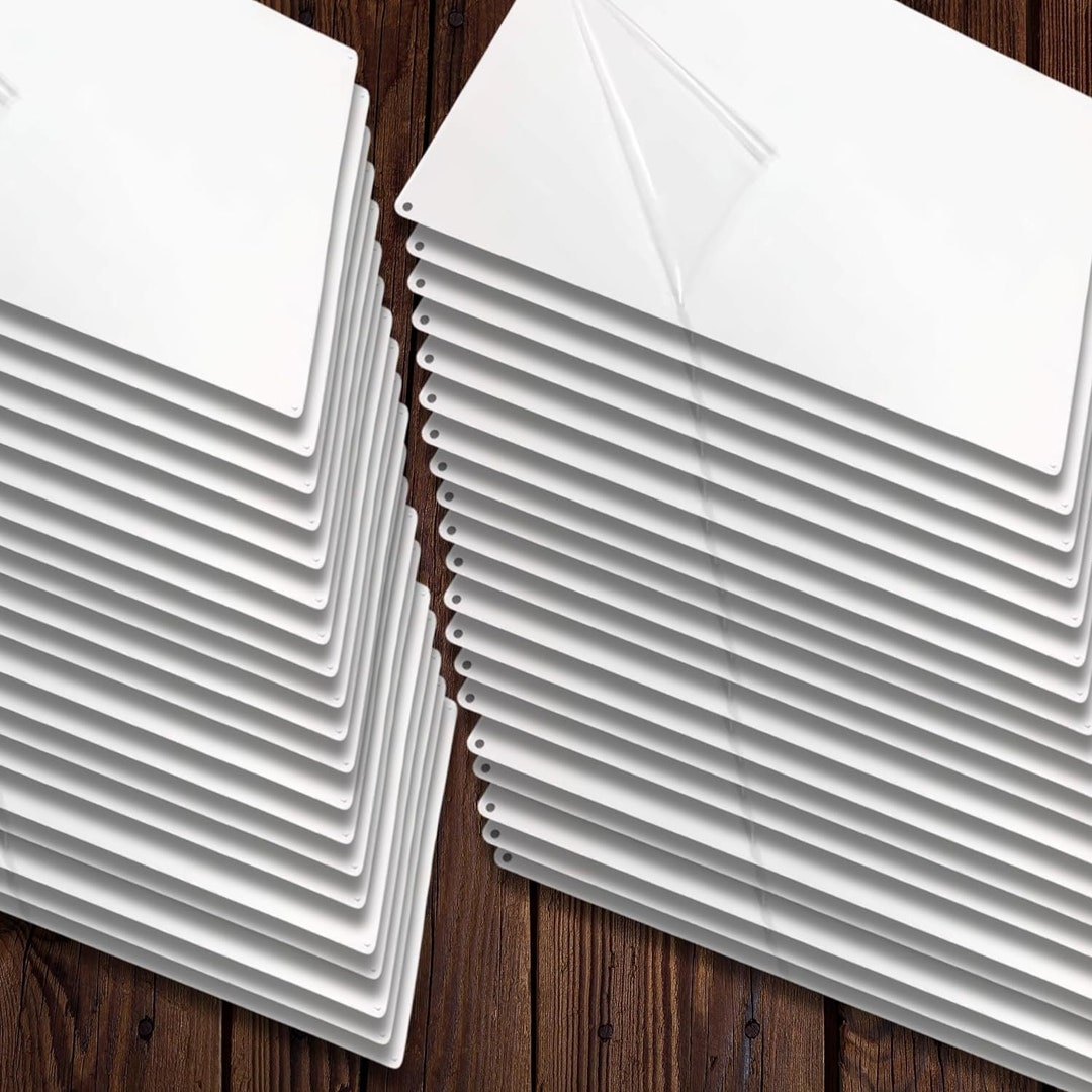 10 Pcs Sublimation Metal Sign Blanks - 8x12 Inch Sublimation Aluminum ...