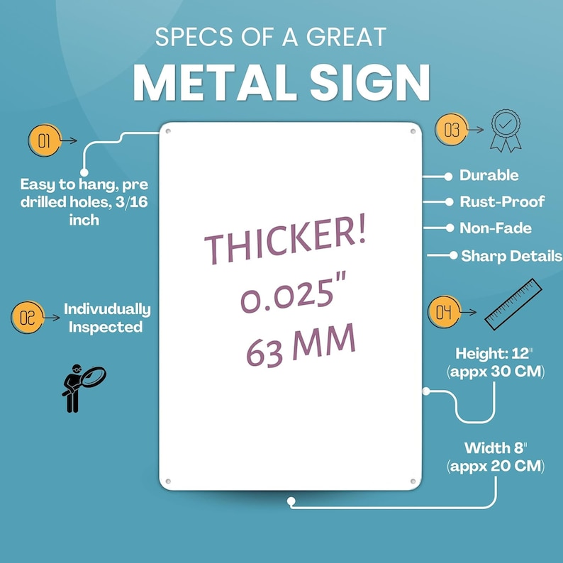 10 Pcs Sublimation Metal Sign Blanks - 8x12 Inch Sublimation Aluminum ...