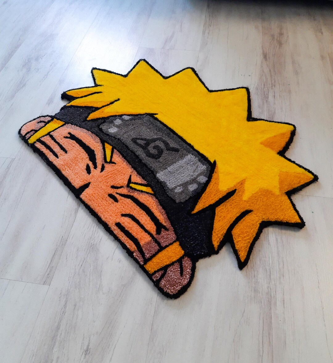 Naruto Shippuden Anime Rug Handmade Tufted Area Rug Japanese Anime ...