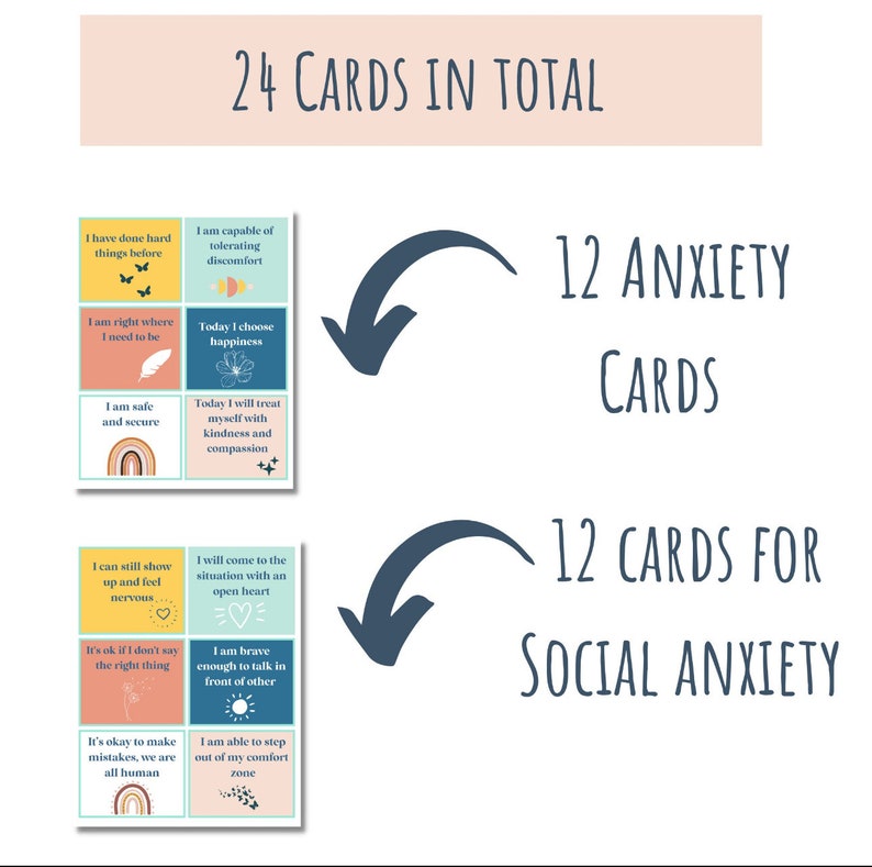 Social Anxiety and Affirmations - Etsy