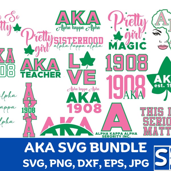 Aka Sorority Svg - Etsy