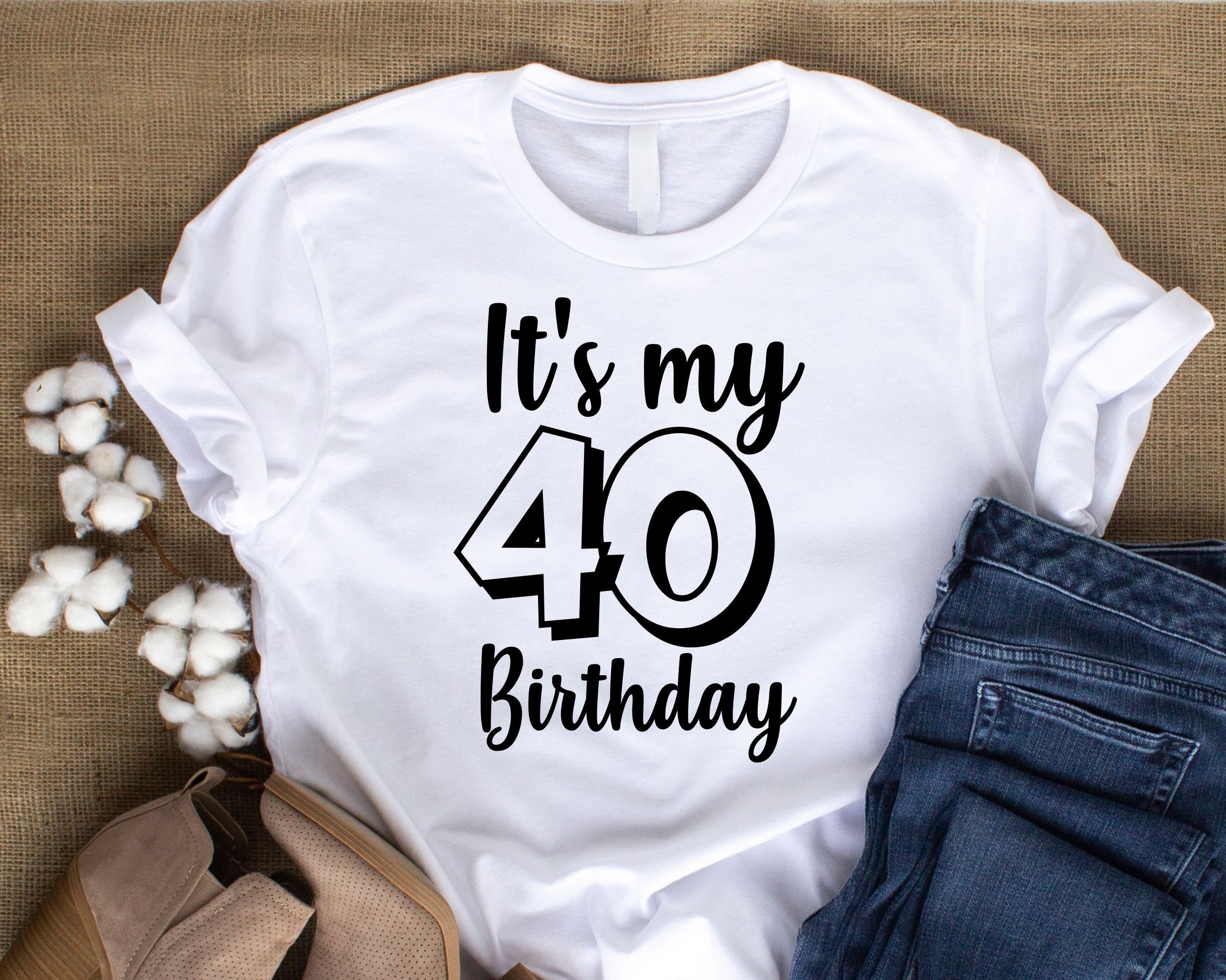40th Birthday SVG Bundle, 40th Birthday Shirt Svg, 40th Anniversary Svg ...