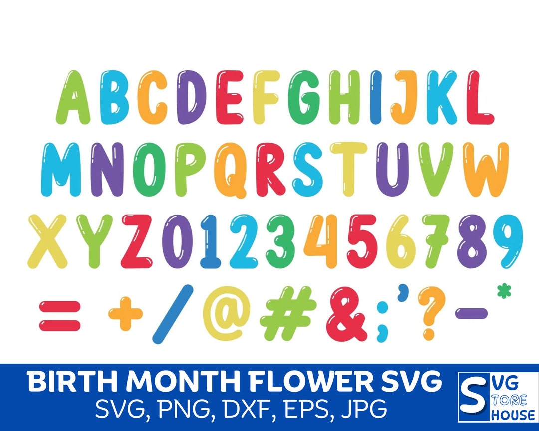 Coco Fonts Bundle, Alphabet, Svg, Png, Cartoon SVG Bundle, Coco Font ...