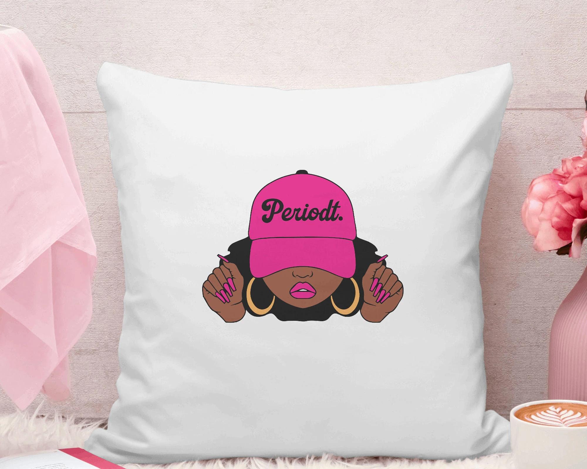 Periodt Woman Cap Svg Black Woman Png Afro Woman Png Black Girl