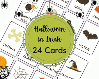 Learn Irish Body Parts With Flashcards - 32 Printable Cards for Kids ...