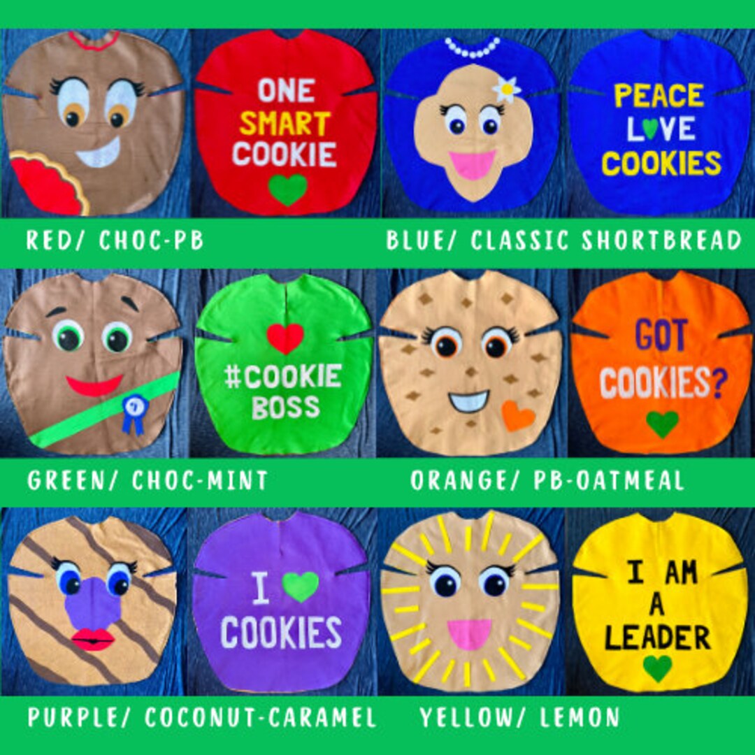 Cookie Costume - Complete Set of 6 - Etsy