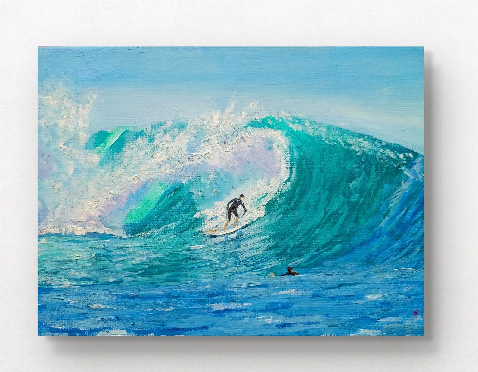 Ocean Waves Surfing, Coastal Art Sunset Surfing,sea Waves Coastal Art ...