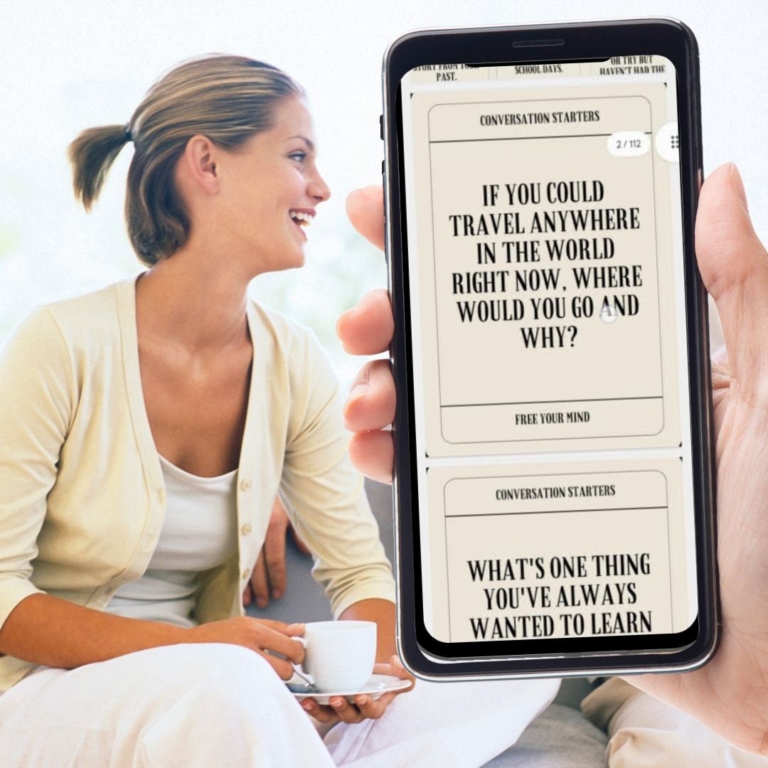 Cherish Chat Cards: Printable & Mobile Conversation Starters Cards for ...