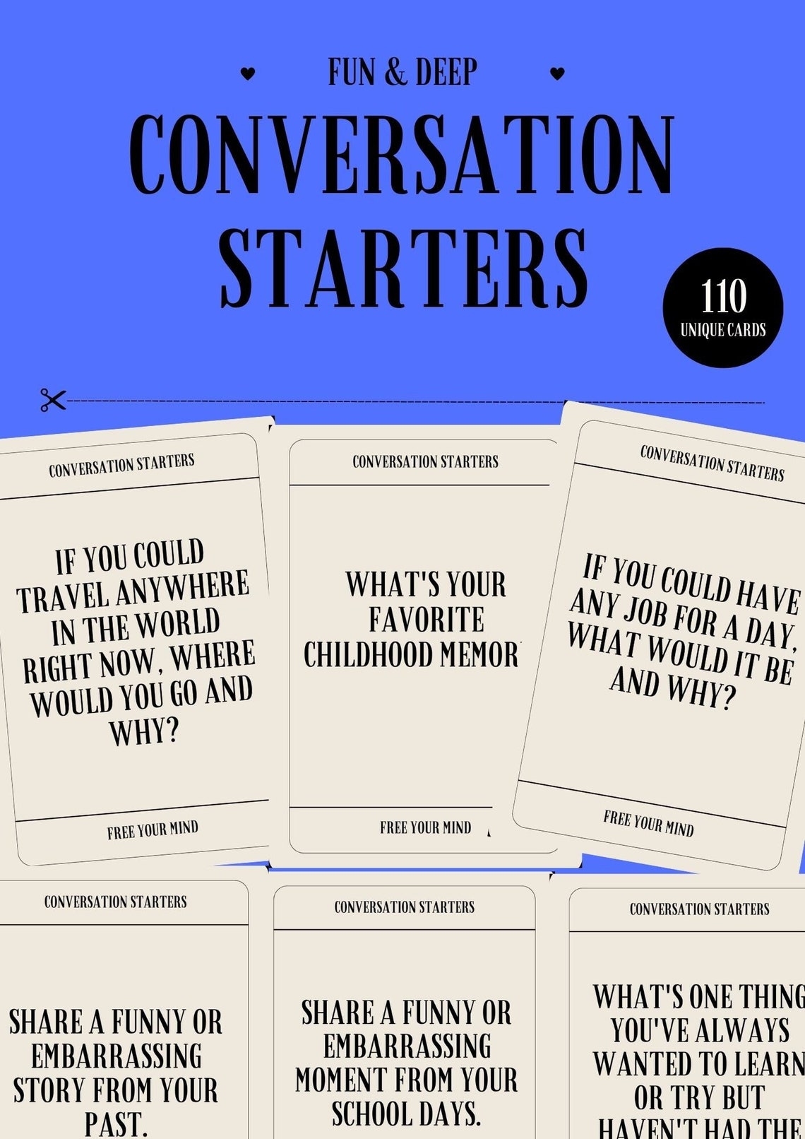 Cherish Chat Cards: Printable & Mobile Conversation Starters Cards for ...