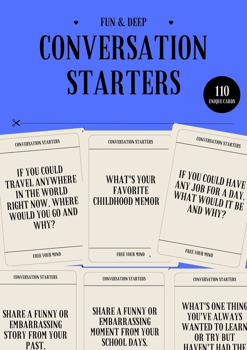 Cherish Chat Cards: Printable & Mobile Conversation Starters Cards for ...