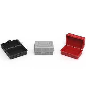 3D Printable Storage Box / STL File for 3D Printing / One Piece Print ...