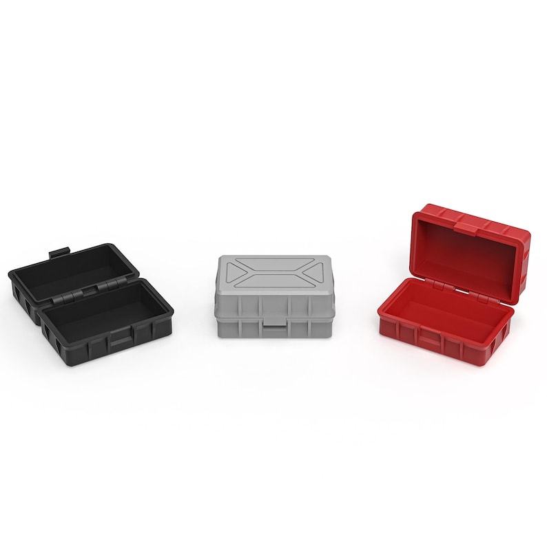 3D Printable Storage Box / STL File for 3D Printing / One Piece Print ...