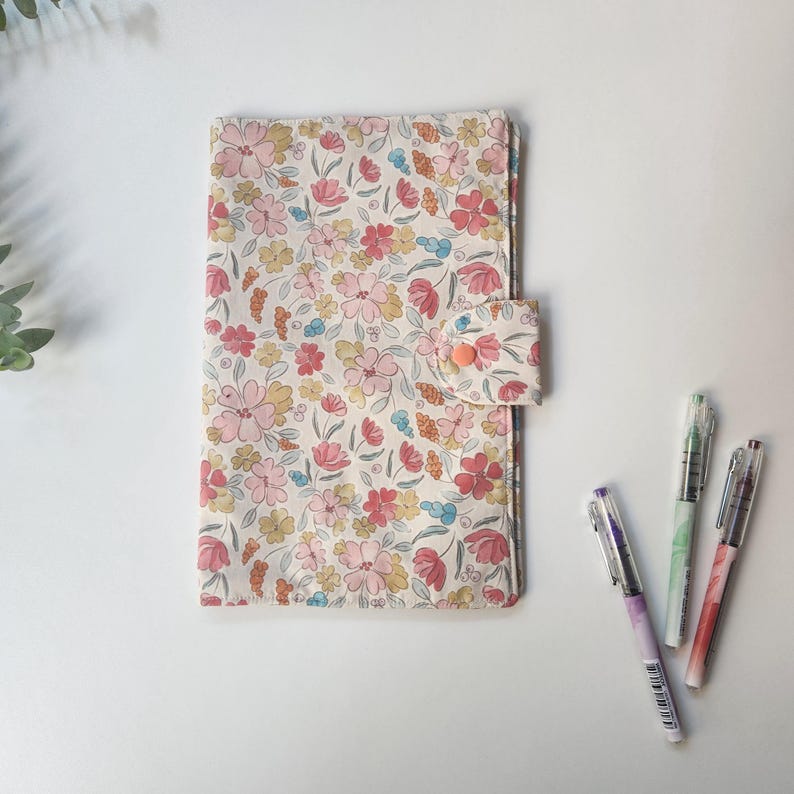 Custom Bible Cover With Snap Closure – Handmade Christmas Gift for ...