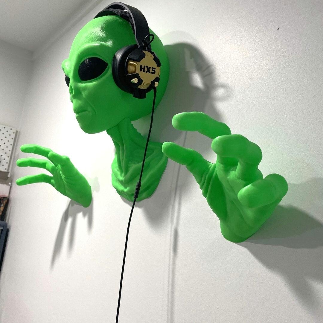 Alien Wall Hanger Headphones Holder - Etsy