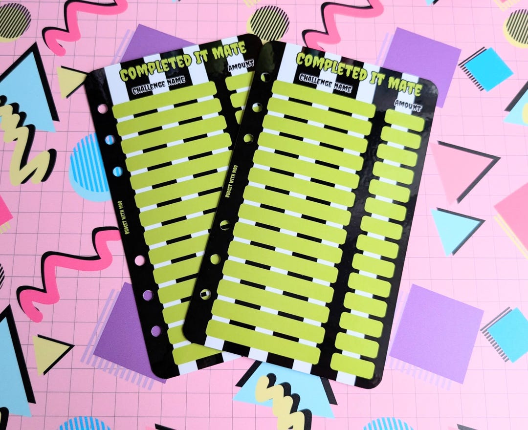 Completed It Mate Tracker - Etsy