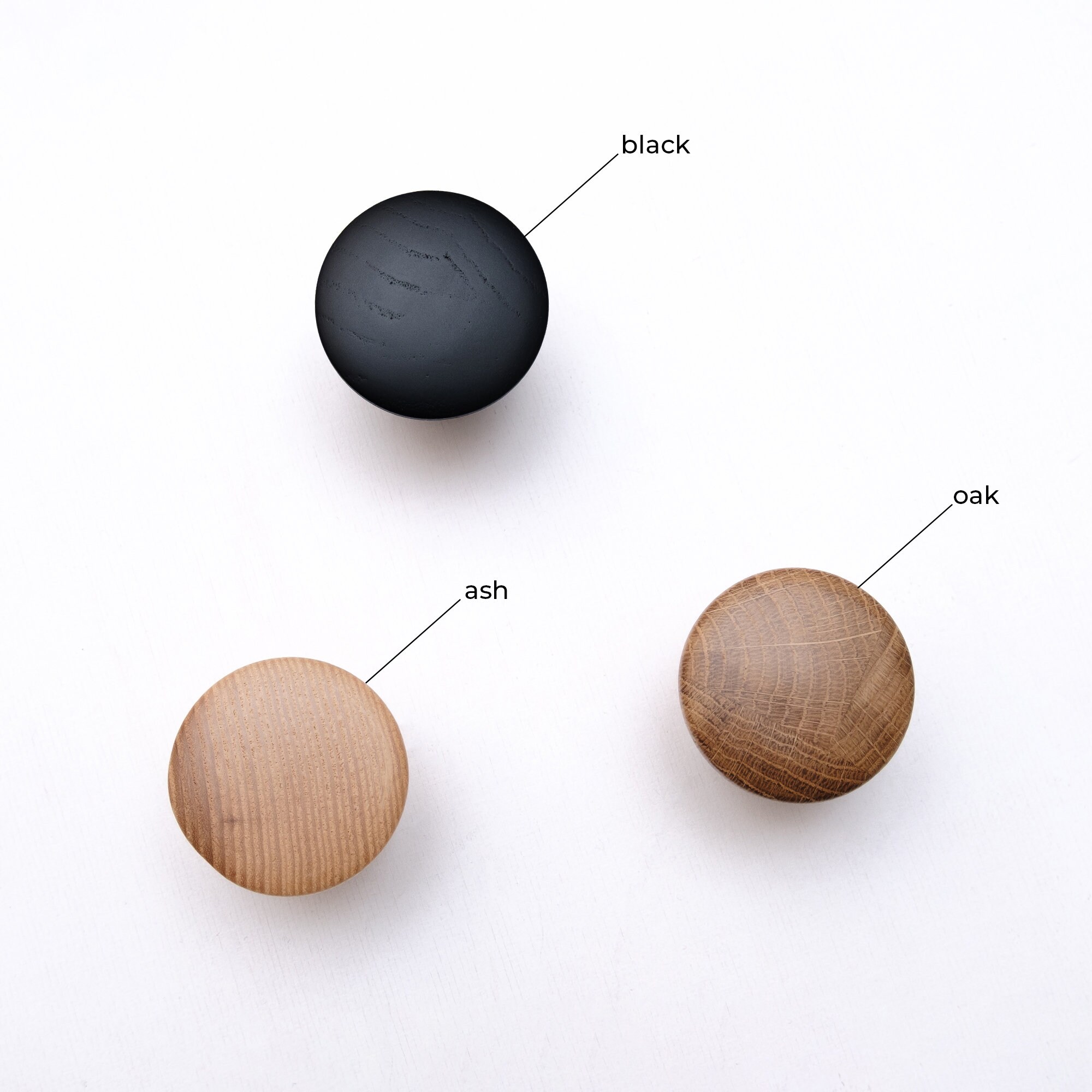 Round Wood Wall Hook Osh Wood Entryway Coat Hooks for Wall Set of ...
