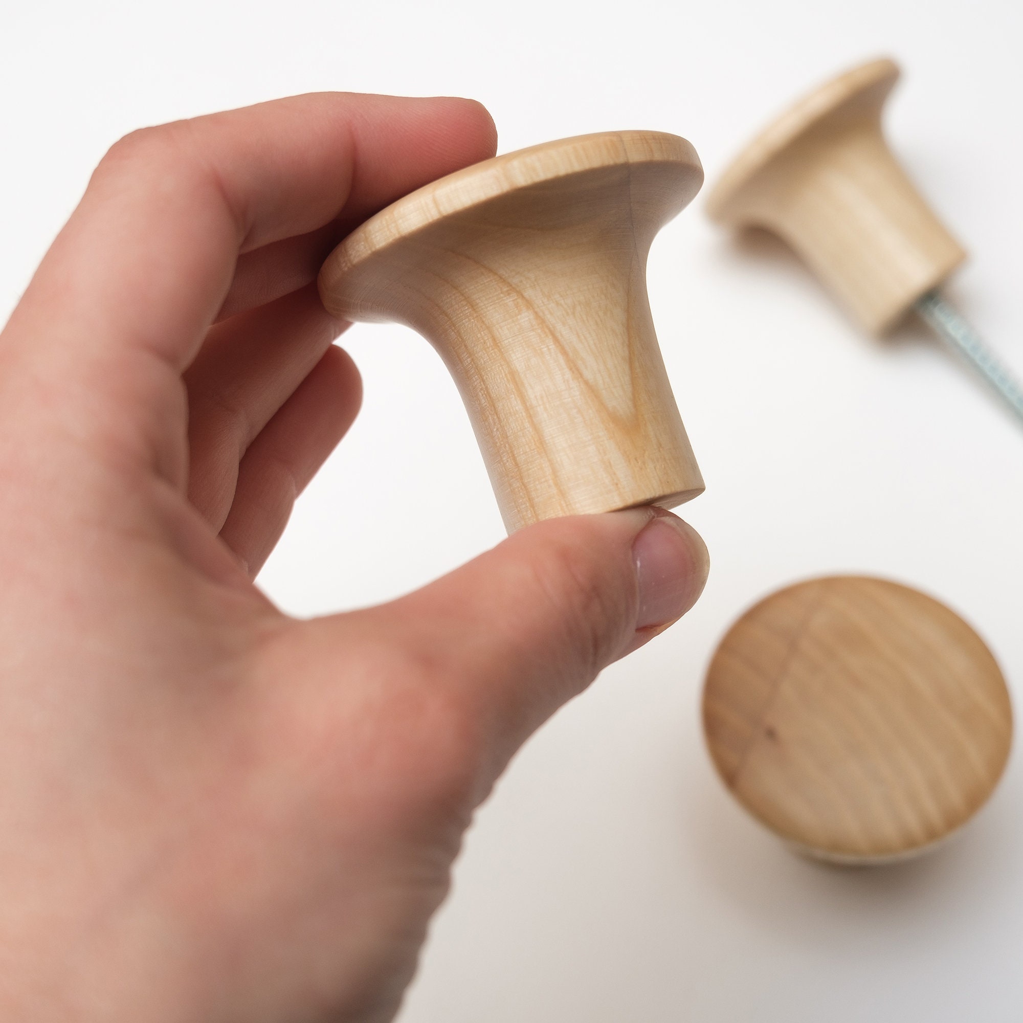 Round Wood Wall Hook Osh Wood Entryway Coat Hooks for Wall Set of ...