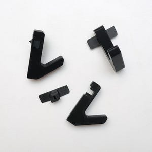 Acoustic Panel Hooks - Black Clik, 3D Printed Hooks for Acoustic Panels ...