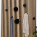 Round Acoustic Panel Hook, Black Coat Hooks for Acoustic Panel, Aku ...
