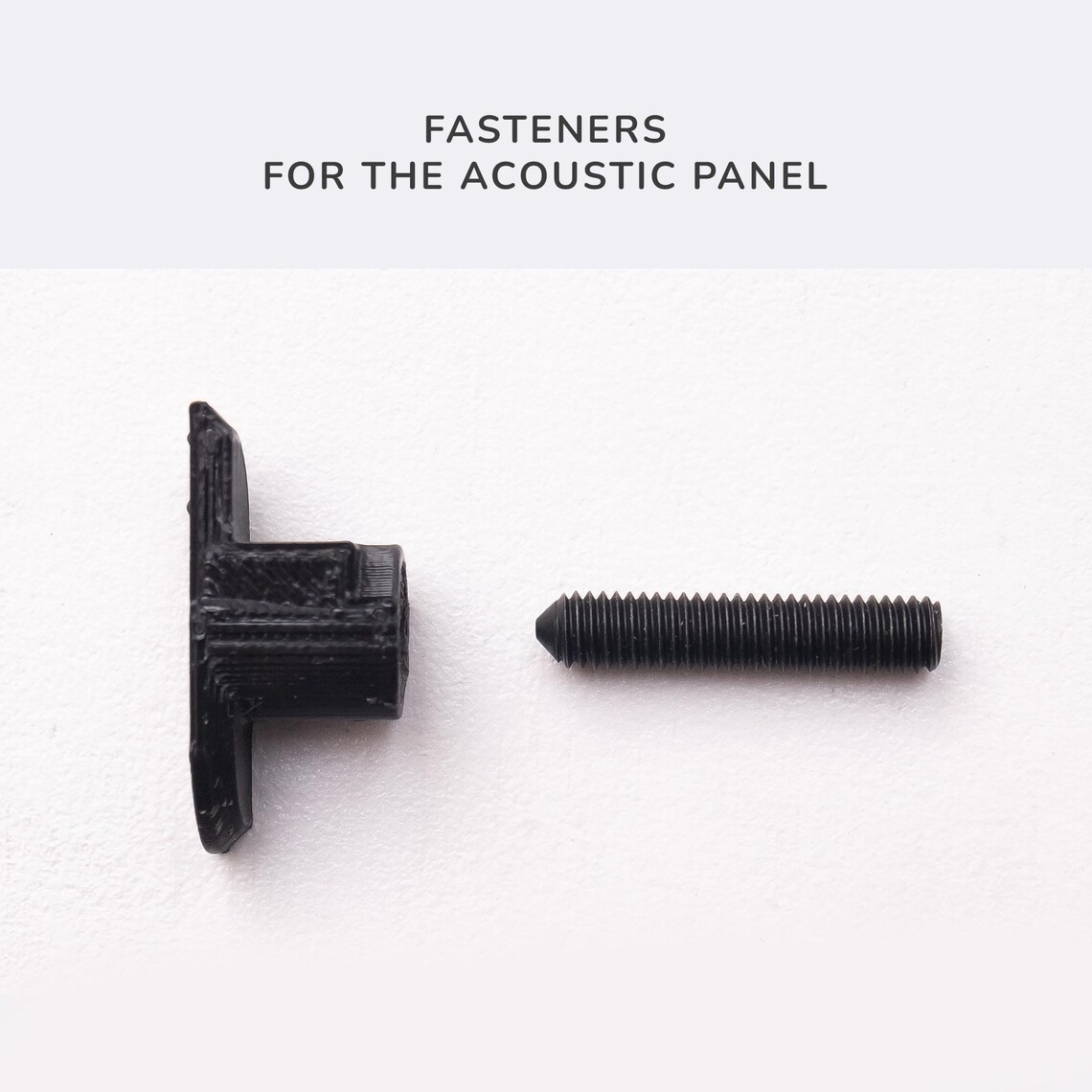 3D Hook Mount + Thread | Acoustic Panel Hook | Modern Wall Mount ...