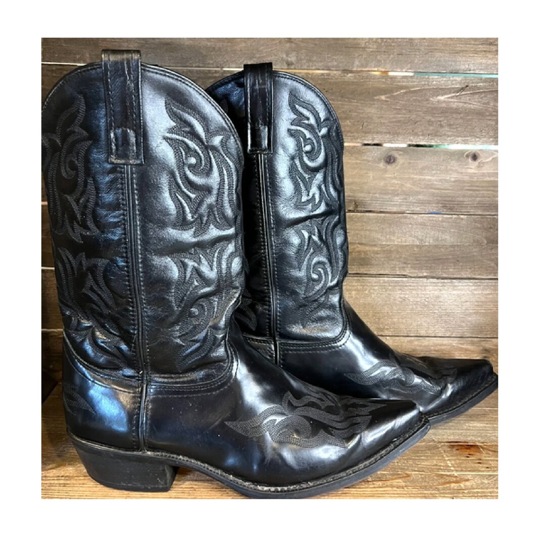 Cowboy Lifestyle Mens Hawk Snip Toe Western Boots medium Sizes - Etsy