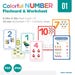 Colorful Number Flashcard and Worksheet | Preschool and Kindergarten ...