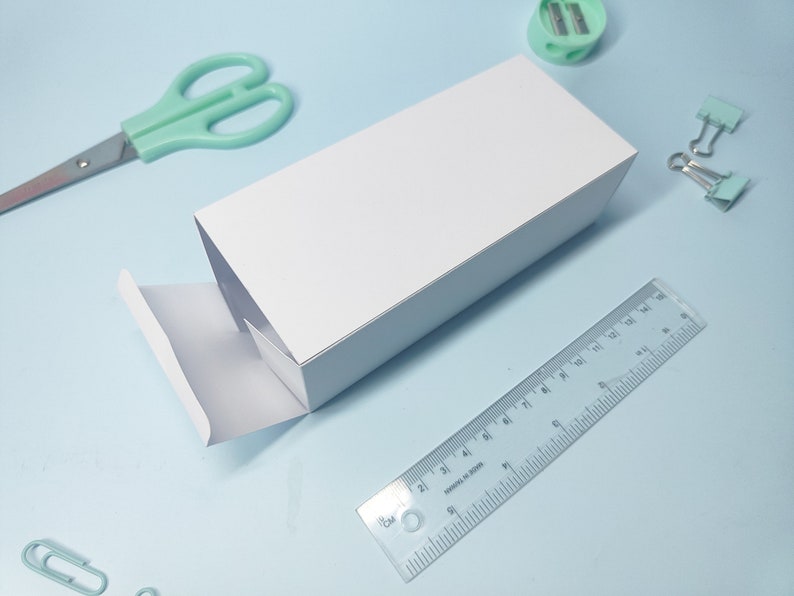 Box Packaging Template | Plain Box Die Cut Template | Cosmetic Product ...