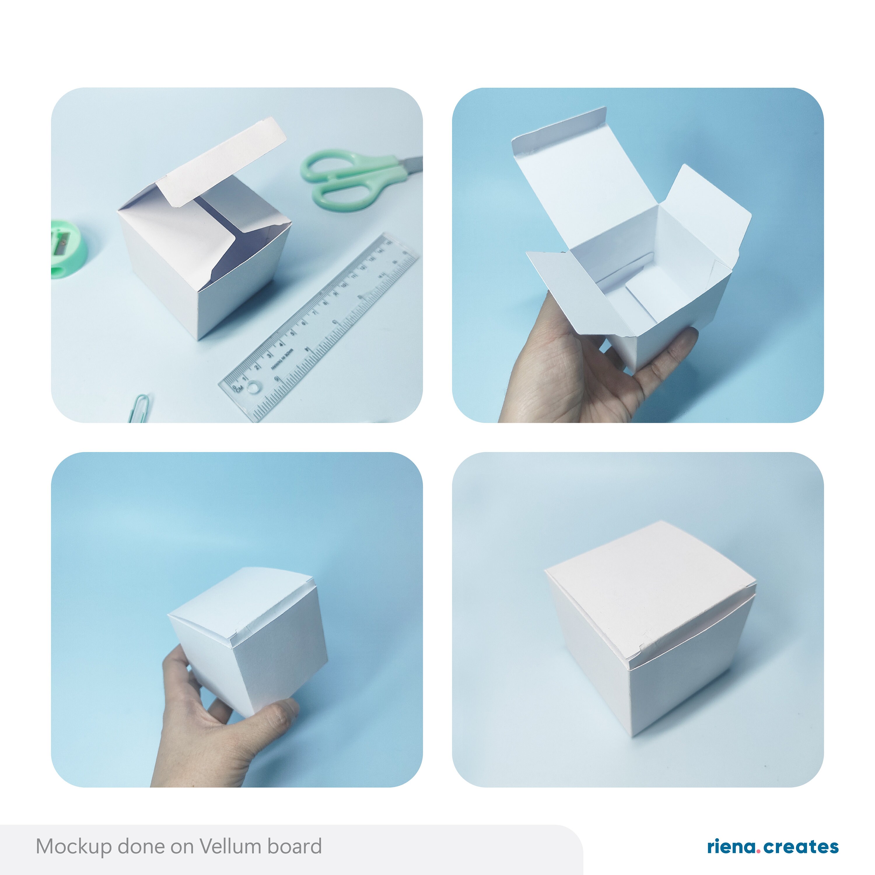 Plain Box Packaging Template | DIY Product Box (digital Download) - Etsy