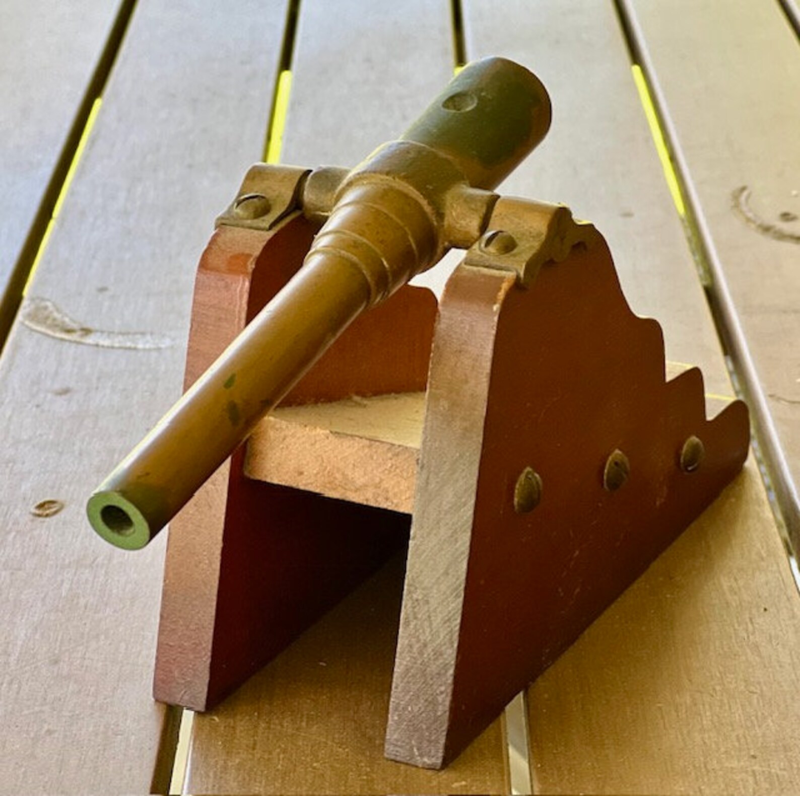 Antique U.S. Brass Signal Cannon - Etsy