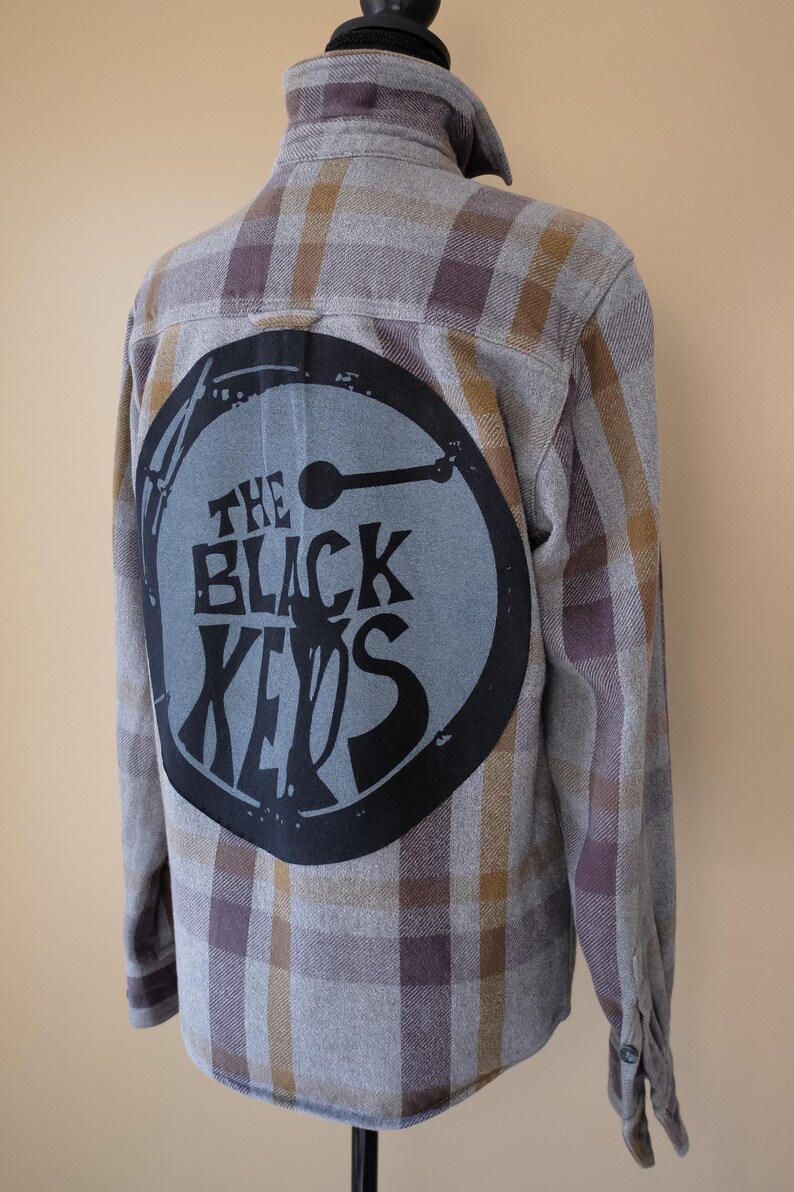 The Black Keys Upcycled Heavyweight Flannel - US Women’s Small - Etsy