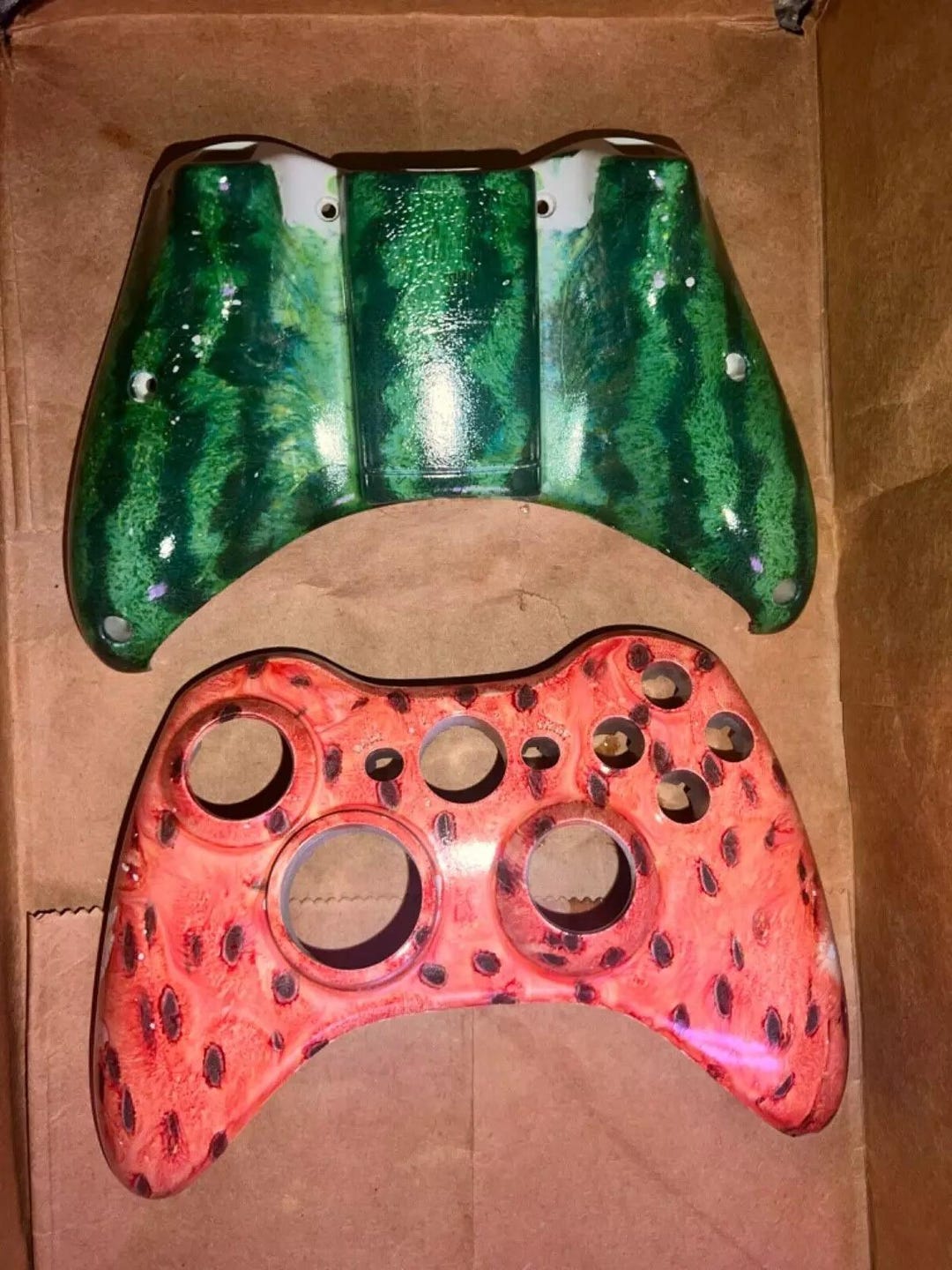 Xbox 360 Wireless Controller Watermelon Shell rared.i.y - Etsy