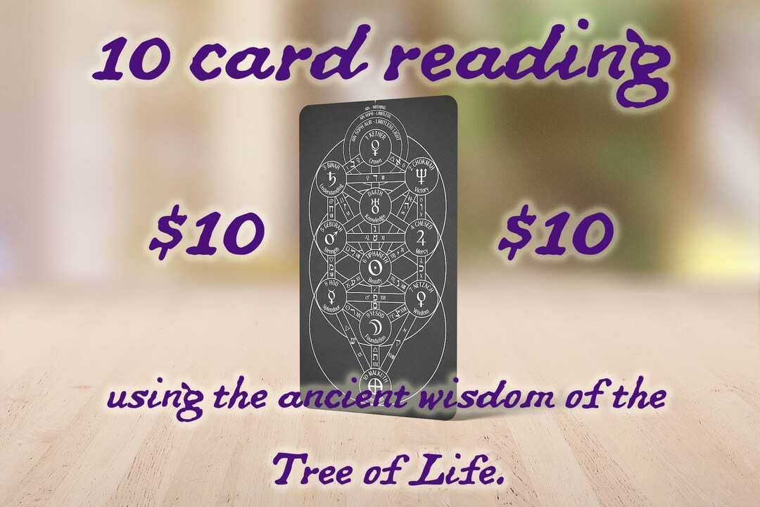 Tree of Life Spread 10 Card Reading - Etsy
