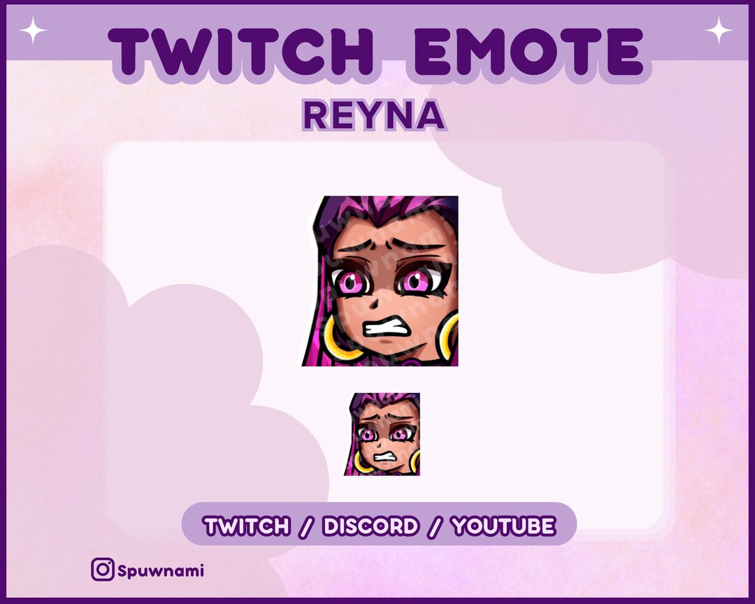 Valorant Reyna Twitch Emote Streamer Emotes Streaming Assets Valorant ...