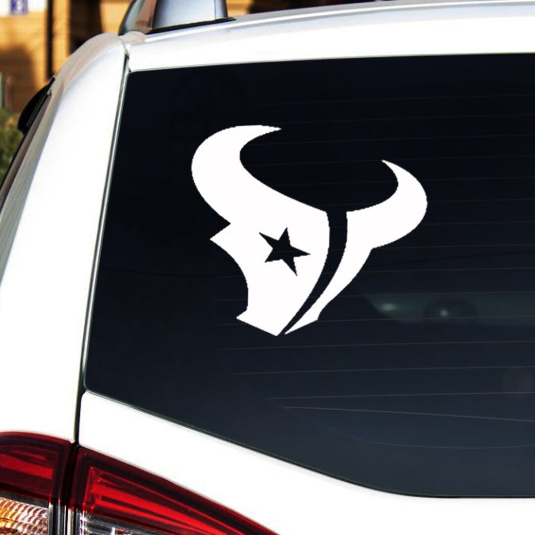 HOUSTON TEXAS Logo Vinyl Sticker-5 Size Options-car/truck/laptop ...