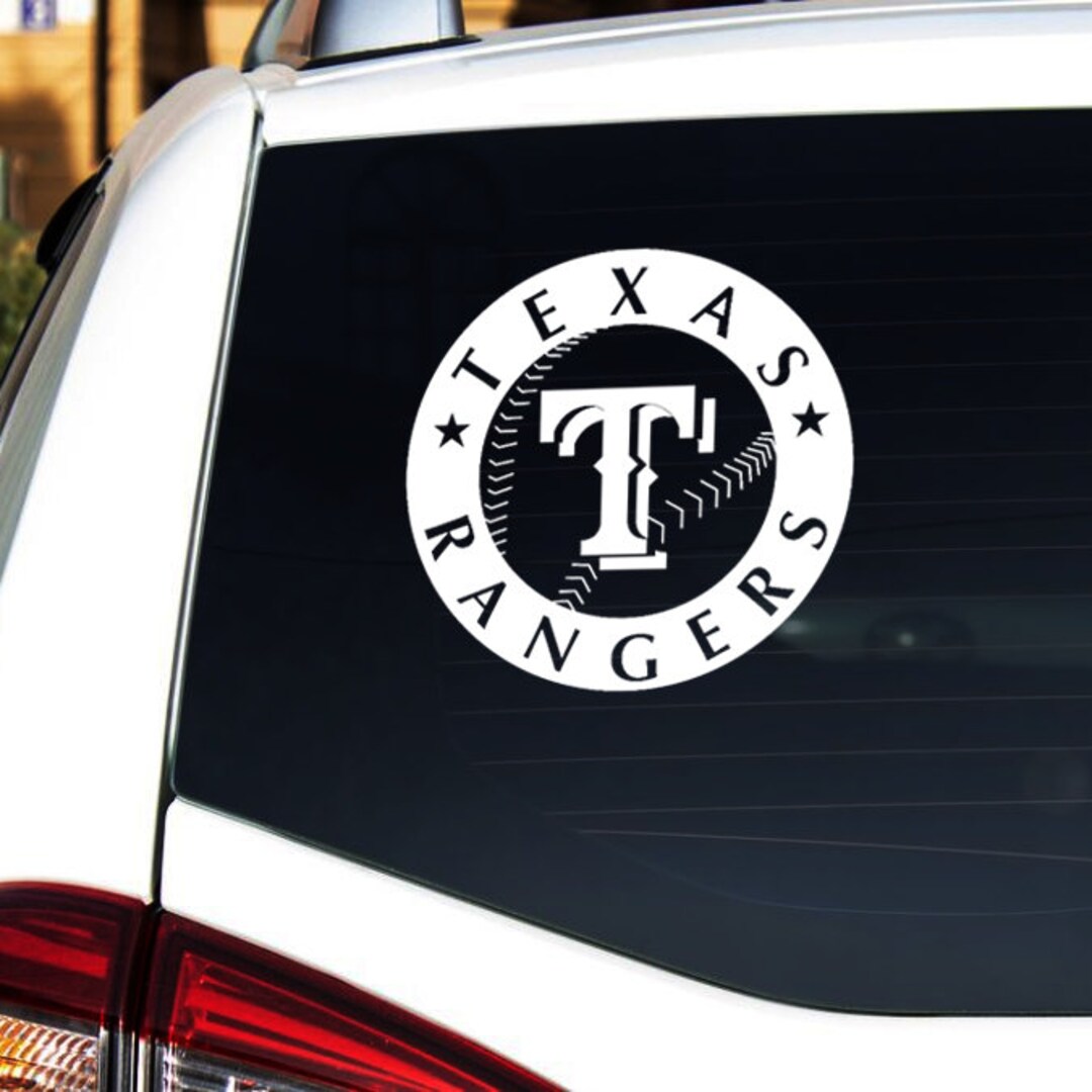 Texas Rangers Logo Vinyl Sticker-5 Size Options-car/truck/laptop ...