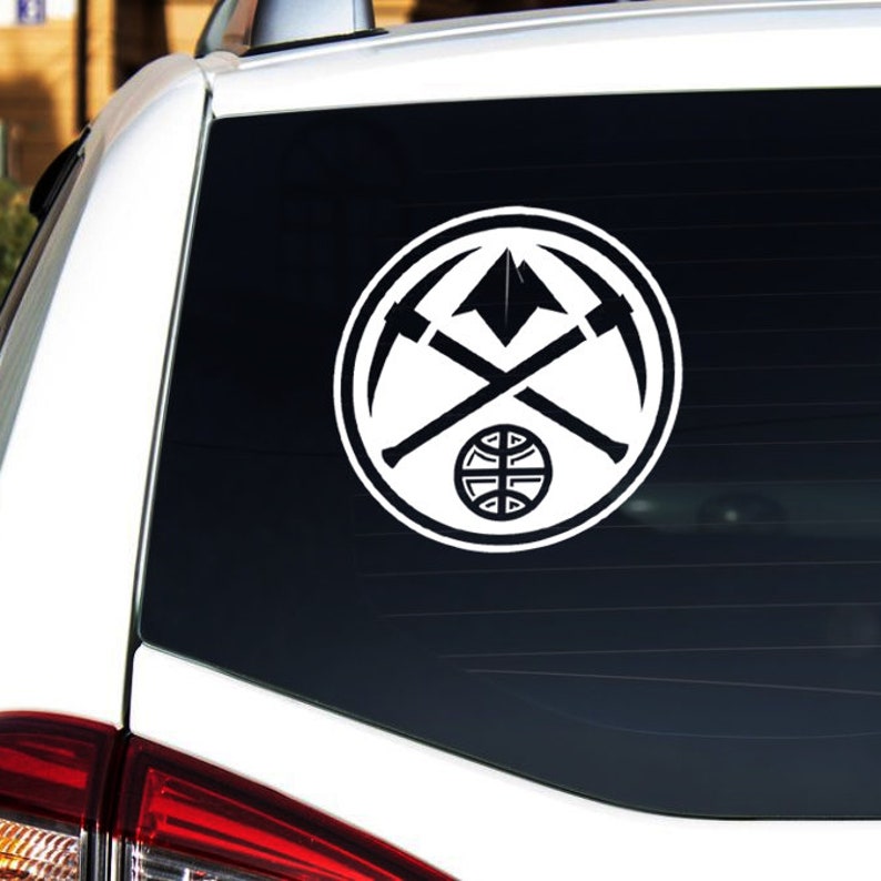 Denver Nuggets Logo Vinyl Sticker-5 Size Options-car/truck/laptop ...