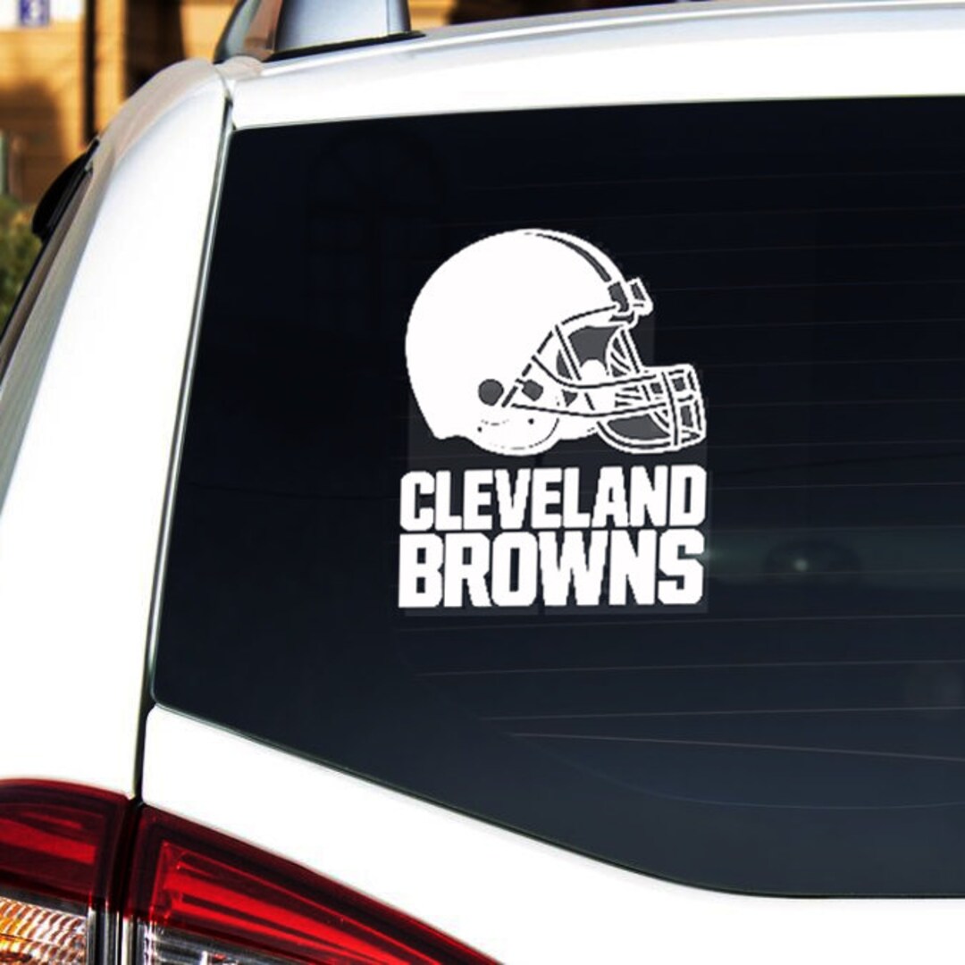 CLEVELAND BROWNS Logo Vinyl Sticker-5 Size Options-car/truck/laptop ...
