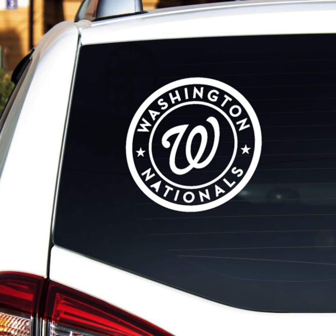 Washington Nationals Logo Vinyl Sticker-5 Size Options-car/truck/laptop ...