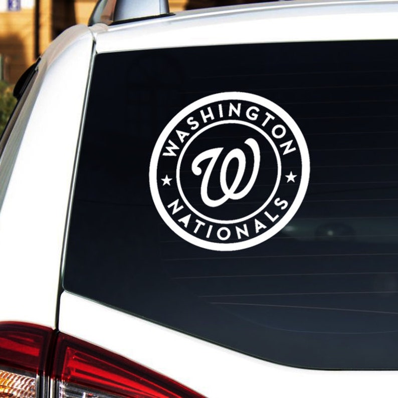 Washington Nationals Logo Vinyl Sticker-5 Size Options-car/truck/laptop ...