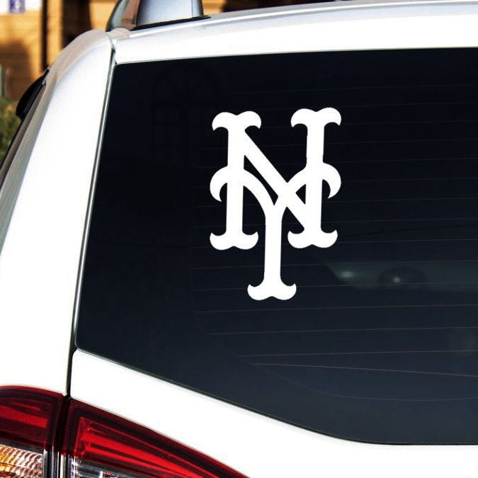New York Mets Logo Vinyl Sticker-5 Size Options-car/truck/laptop ...