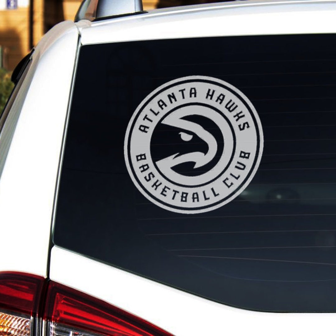 Atlanta Hawks Logo Vinyl Sticker-5 Size Options-car/truck/laptop ...
