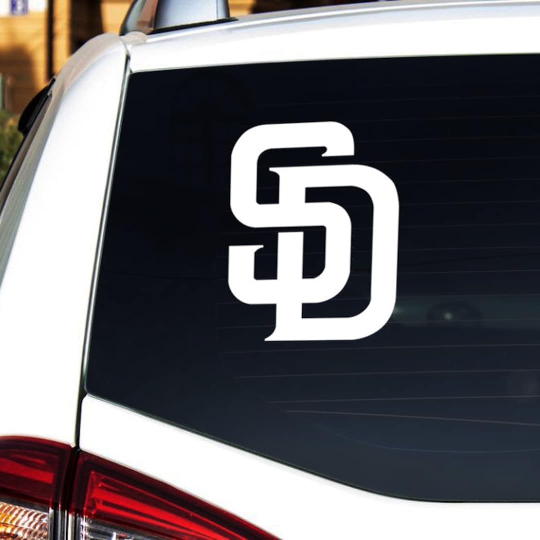San Diego Padres Logo Vinyl Sticker-5 Size Options-car/truck/laptop ...