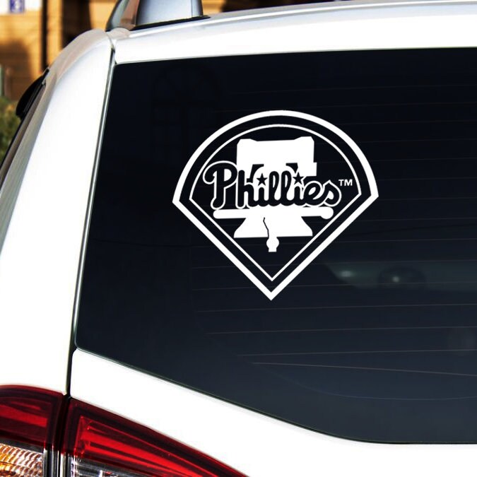 Philadelphia Phillies Logo Vinyl Sticker-5 Size Options-car/truck ...