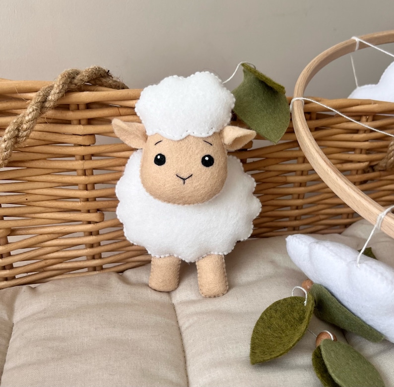 Sheep Felt Pattern DIY Farm Animal Toy Pdf Pattern - Etsy