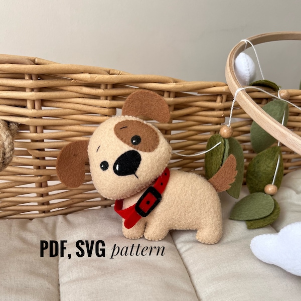 Dog Felt Pattern - Etsy