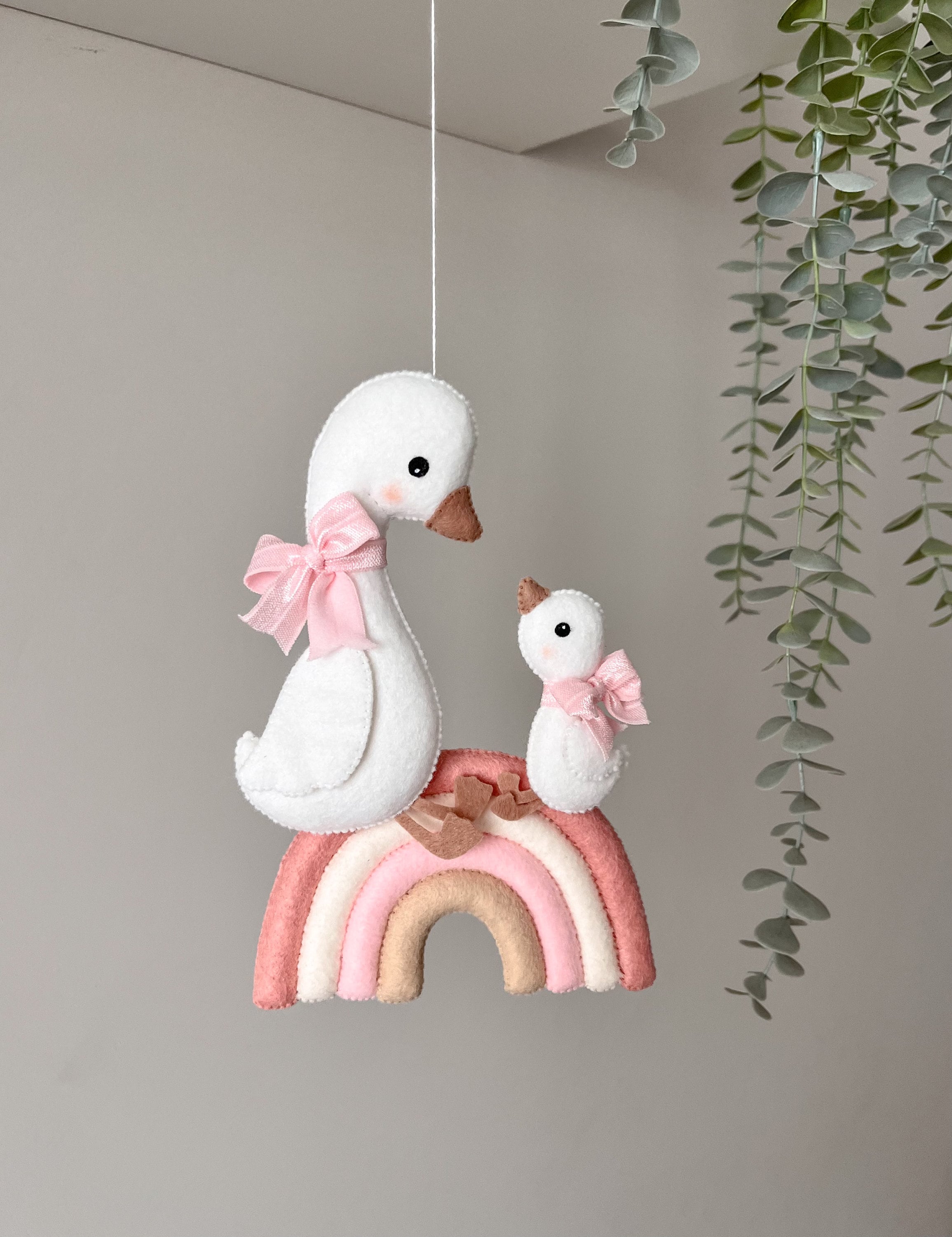 Gooses Mom and Baby Felt Pattern DIY Goose Toy Pdf Pattern - Etsy