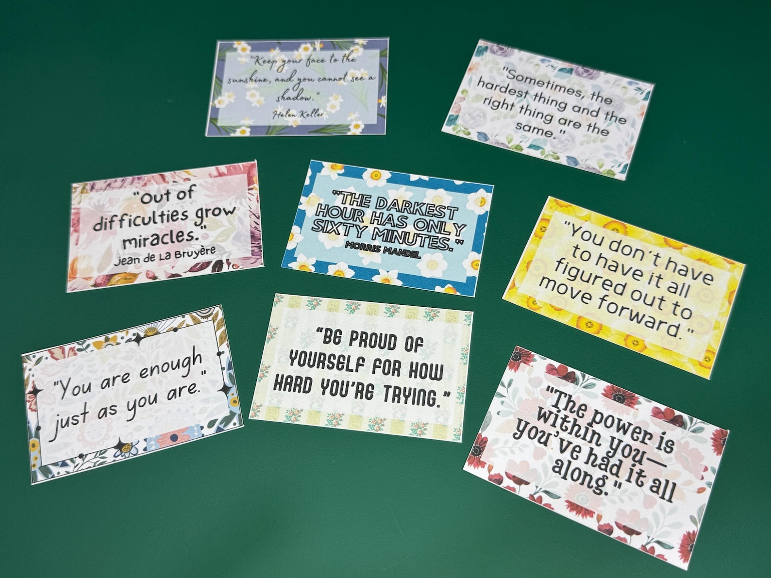 112 Printable Encouraging Quote Cards, Encouraging Cards, Journal ...