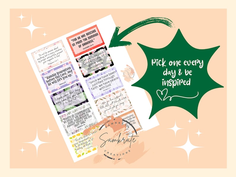 110 Encouraging Printable Christmas Quote Cards, Holiday Cards, Journal ...